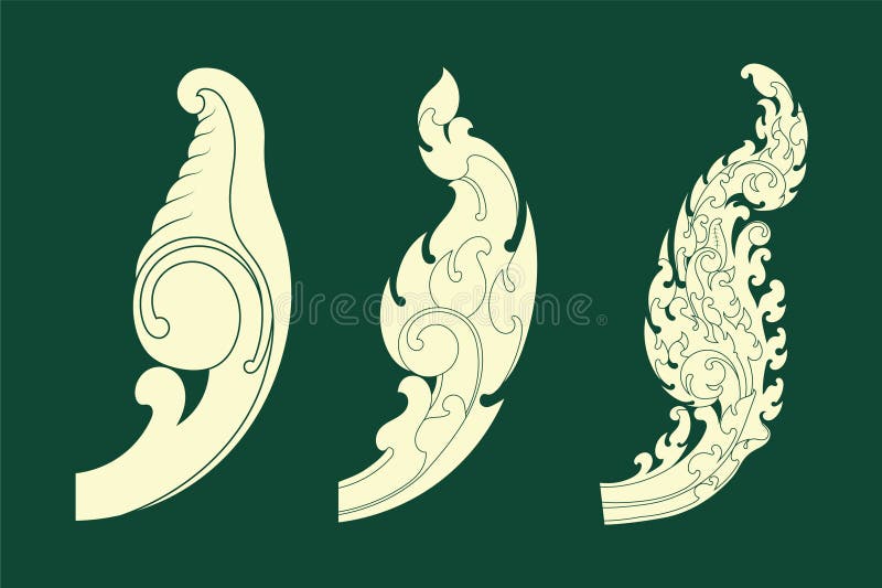 Khmer Art Elements, Vector Illustrator Design Stock Vector ...
