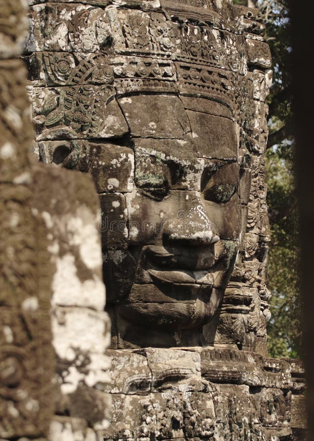Khmer Smile In Bayon Wat,Siem Riep,Cambodia Picture. Image: 7954659
