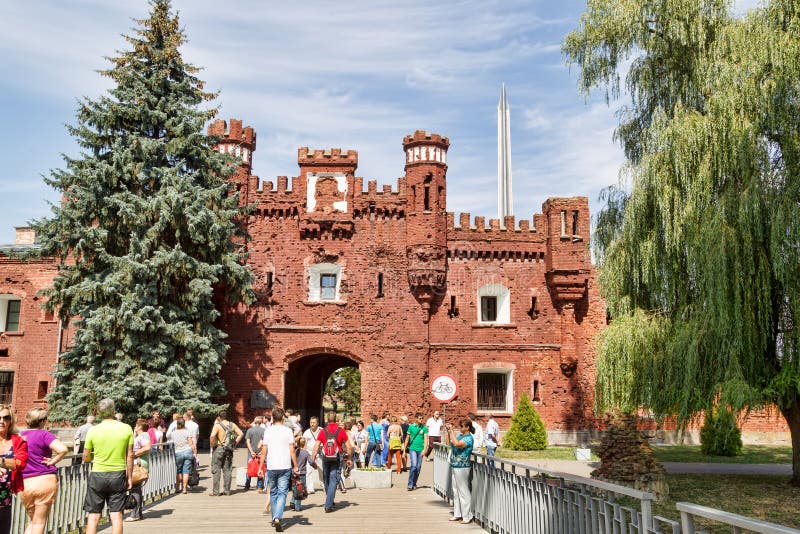Kholm Gate Riddled with Bullets in the Brest Fortress. Belarus ...