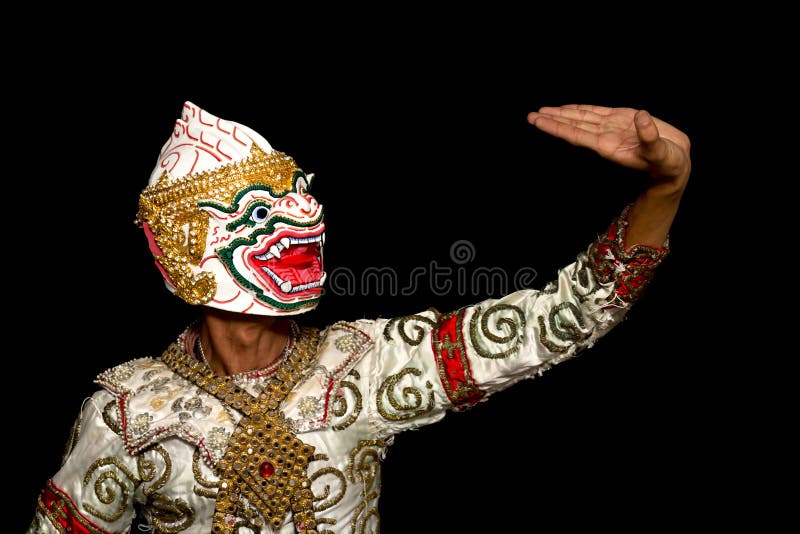 Khon stock photo. Image of khon, dance, performance, artist - 21233586