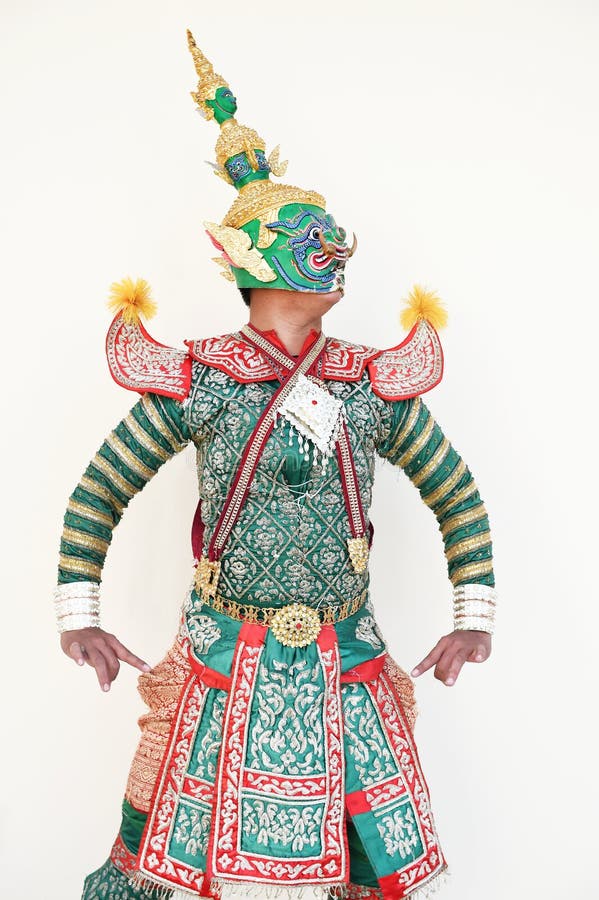 Khon,kind of Thai drama stock image. Image of historical - 49248895