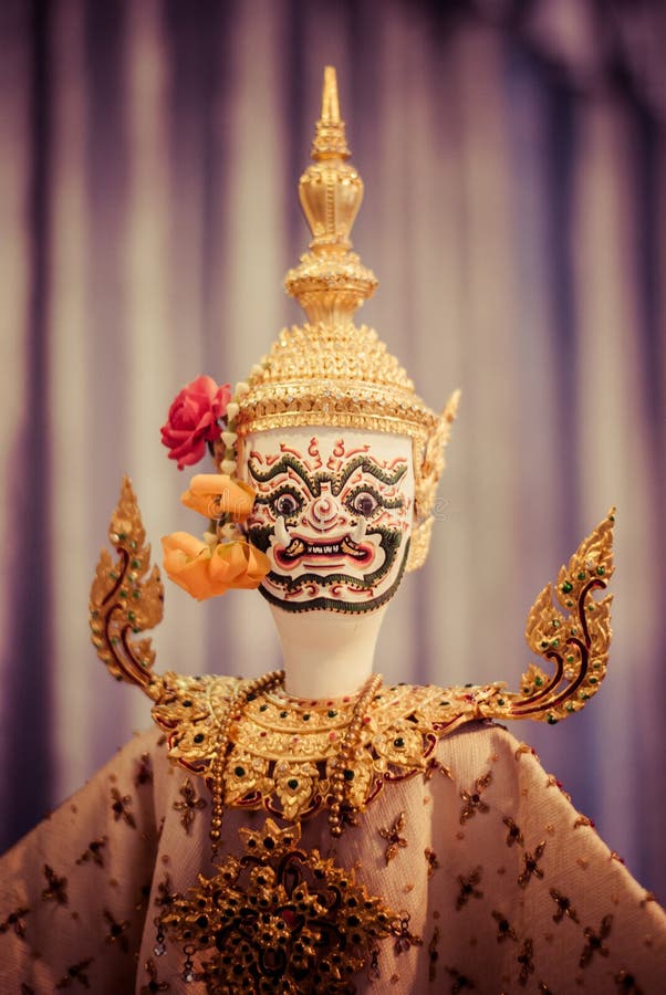 Khon masks stock photo. Image of canine, thai, myanmar - 37396918