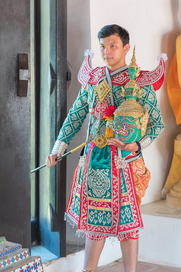 Khon Thai Dancing in Temple Stock Image - Image of bangkok, khon: 267304353