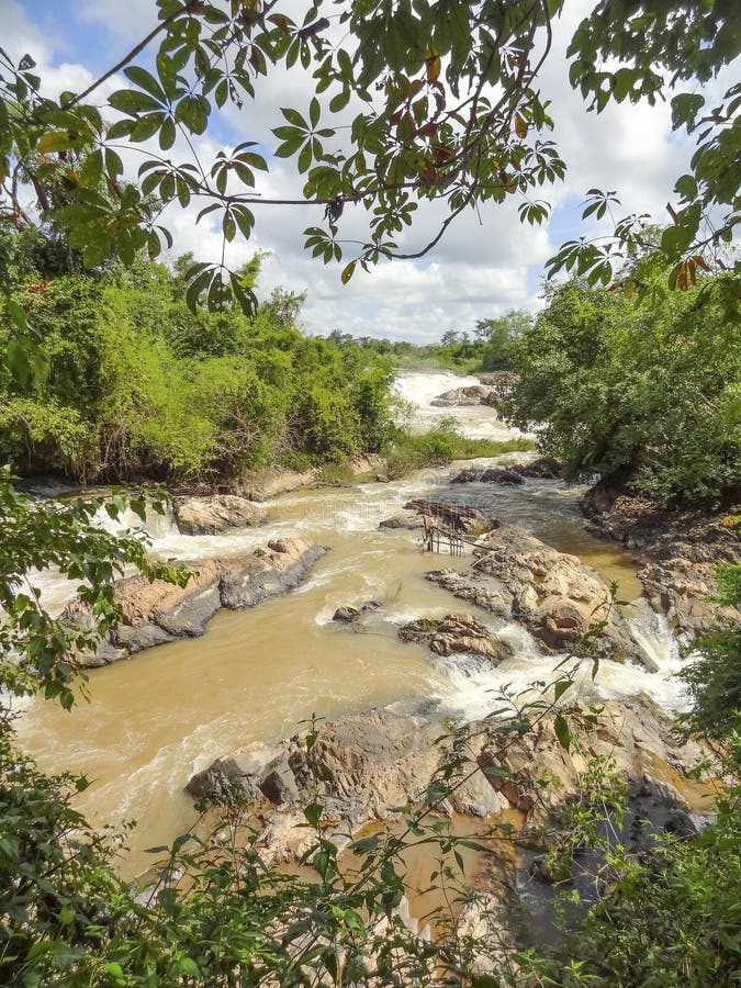 Khone Phapheng Falls stock photo. Image of khone, rapid - 73167444