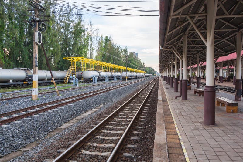 Khonkaen Train Railway Station Stock Image - Image of lamphong, city ...