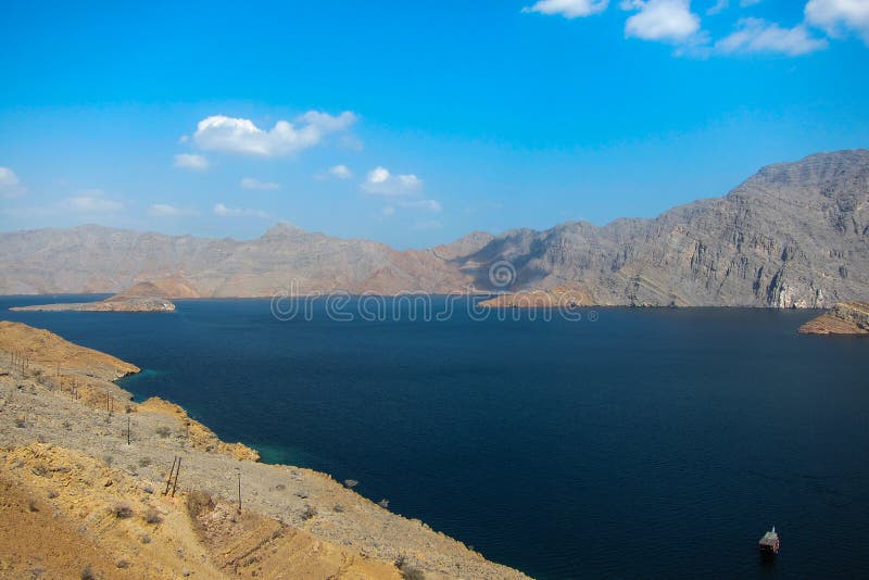 Khor Ash Sham stock image. Image of khor, fjord, musandam - 67705331