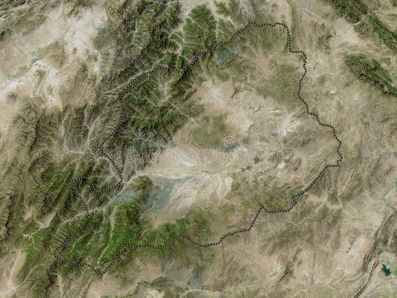 Khost, Afghanistan. High-res Satellite Stock Illustration ...