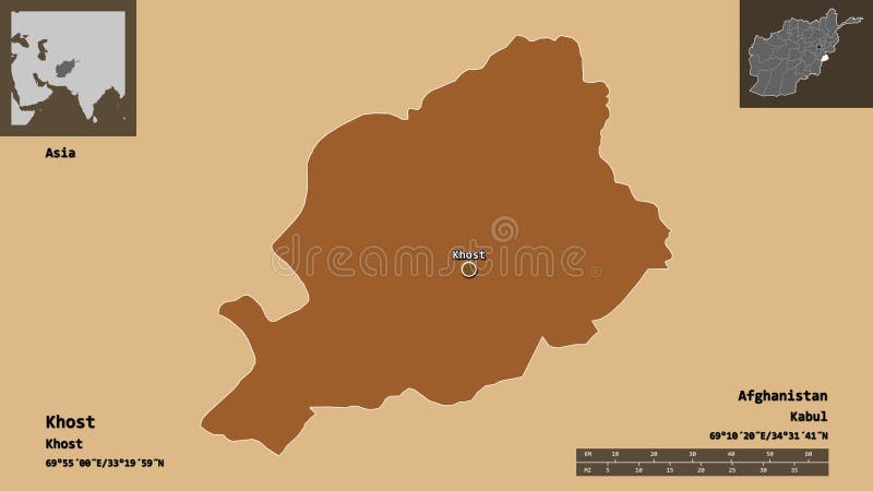 Khost, Province of Afghanistan,. Previews. Pattern Stock Illustration ...