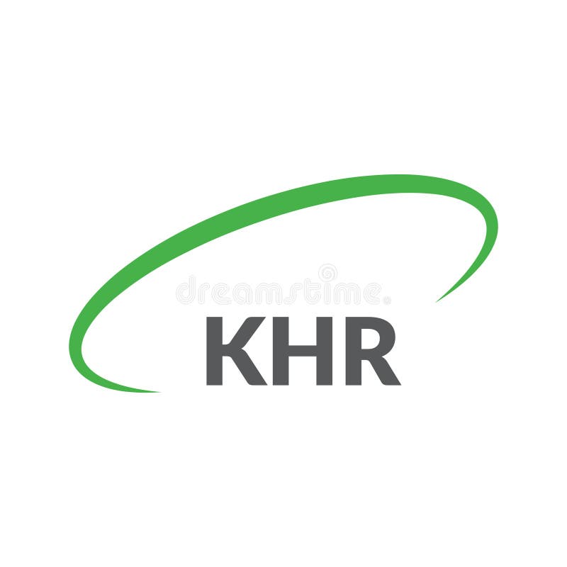 KHR Letter Logo Design on White Background. Creative Modern KHR Letter ...