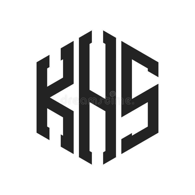 KHS Logo Design. Initial Letter KHS Monogram Logo Using Hexagon Shape ...