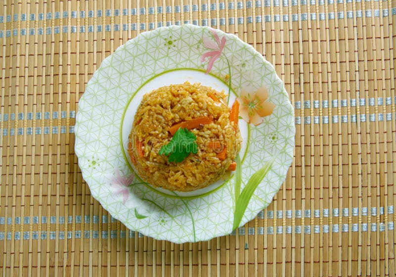 Khushka Rice stock image. Image of khusqa, coriander - 63860429