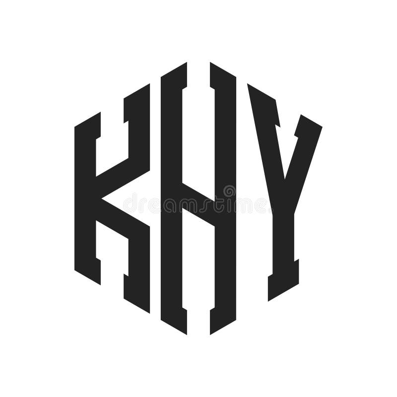KHY Logo Design. Initial Letter KHY Monogram Logo Using Hexagon Shape ...