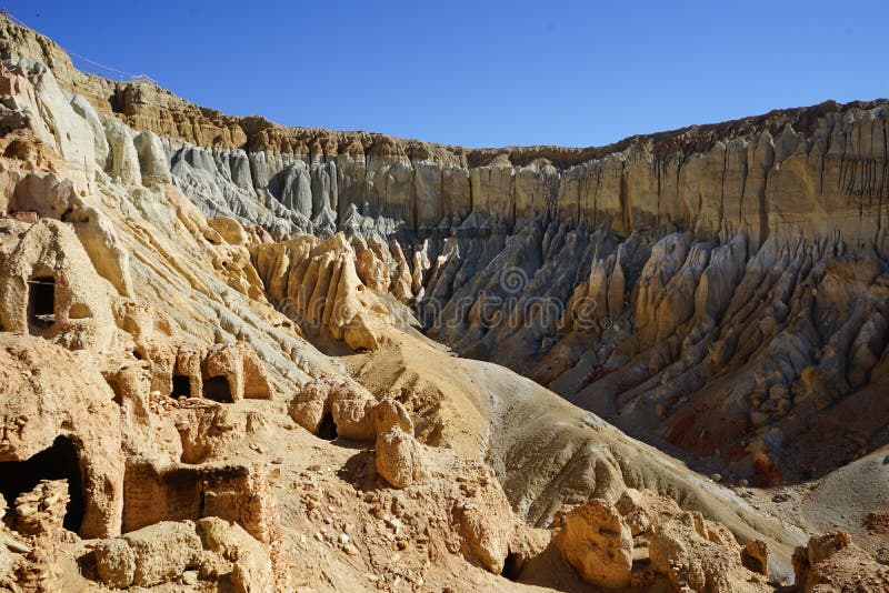 Caves in mount stock photo. Image of mogao, mount, cave - 4865516