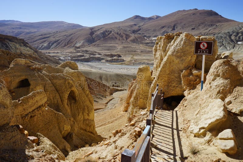 Caves in mount stock photo. Image of mogao, mount, cave - 4865516