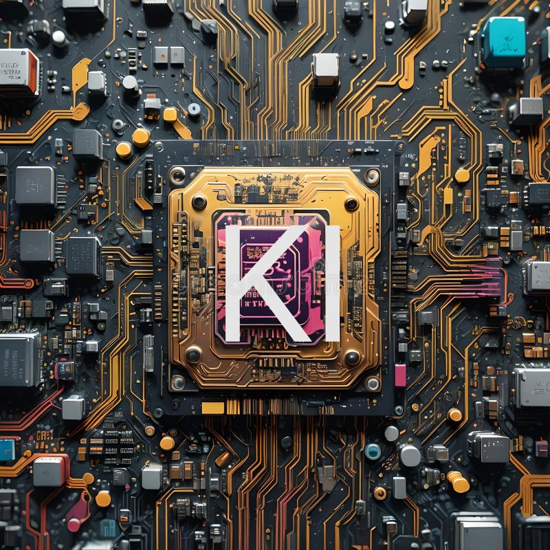 KI Artificial Intelligence Technology CPU Central Processor Unit Stock ...
