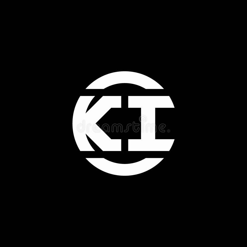 KI Logo Monogram Isolated on Circle Element Design Template Stock ...