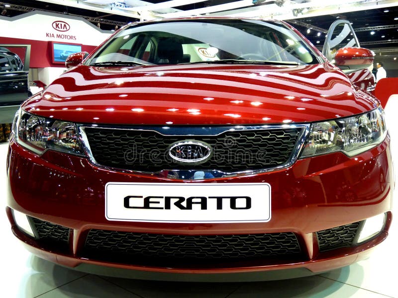 KIA Cerato Front End editorial stock photo. Image of model - 17412823