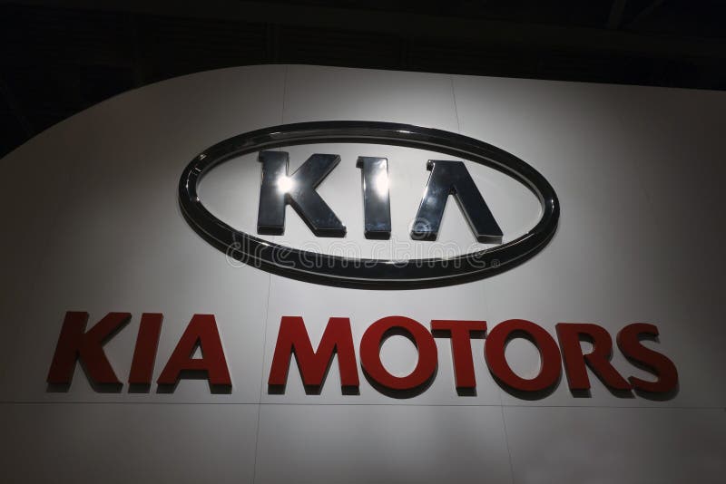 KIA Logo Sign editorial stock photo. Image of presentation - 23372428