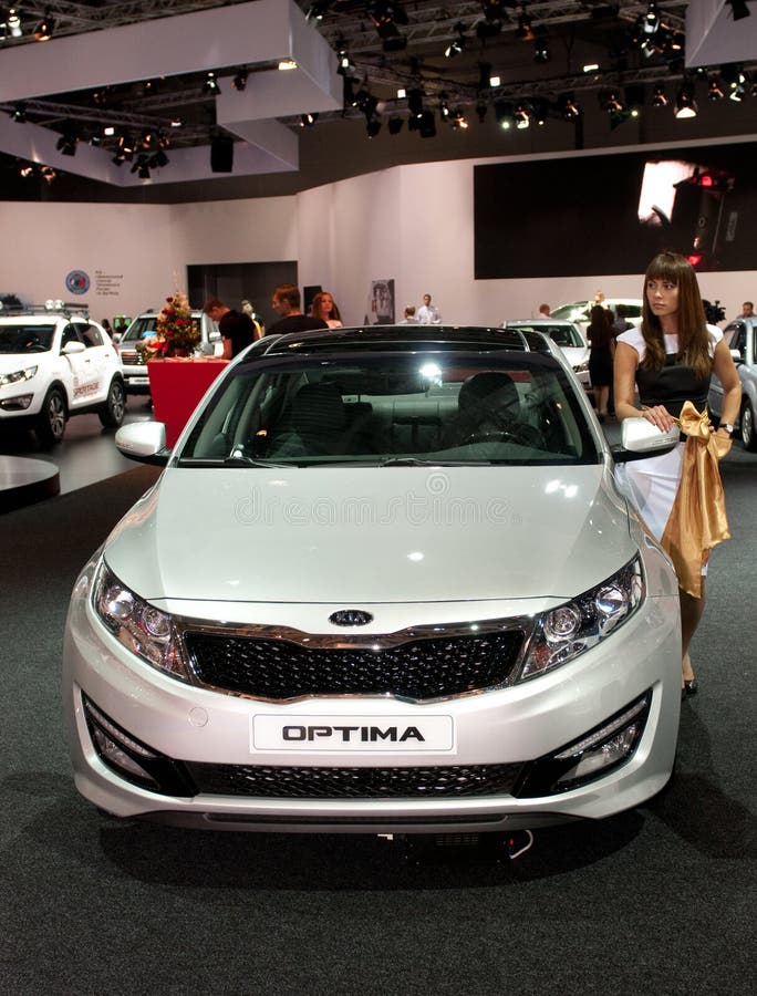 Kia Optima - Russian Premiere Editorial Photo - Image of close, fast ...