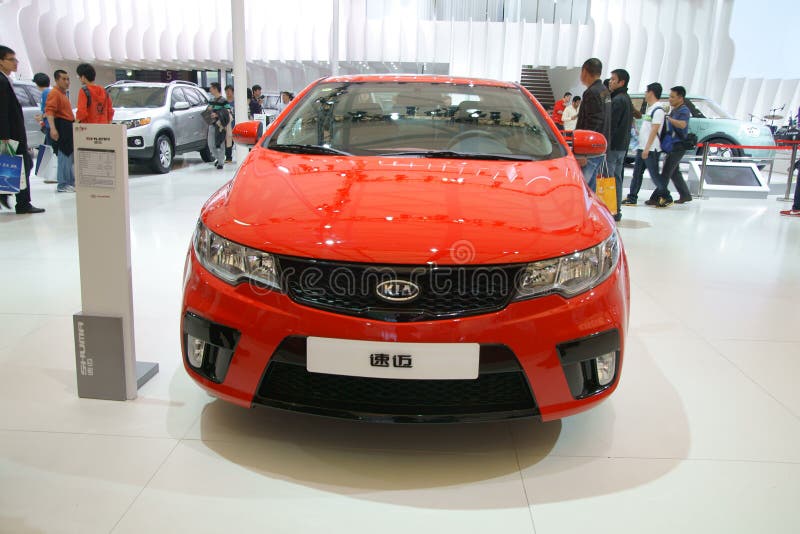 Kia shuma editorial stock image. Image of exhibitor, industry - 19279844