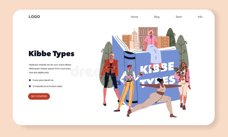 Kibbe Types. Flat Vector Illustration Stock Vector - Illustration of ...