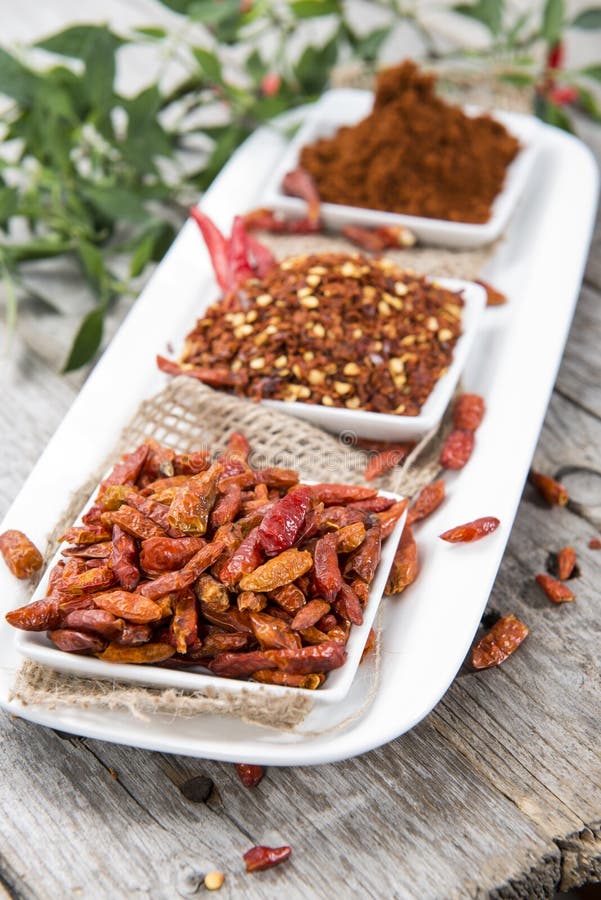 Kibbled Chilli Fruits stock image. Image of detail, ingredients - 34932839