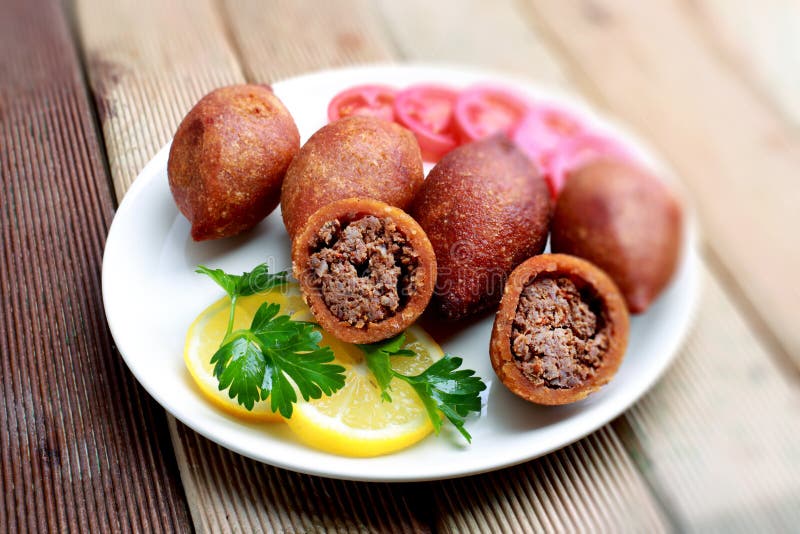 Kebbeh stock photo. Image of kebbeh, kibbeh, lebanese - 130489848