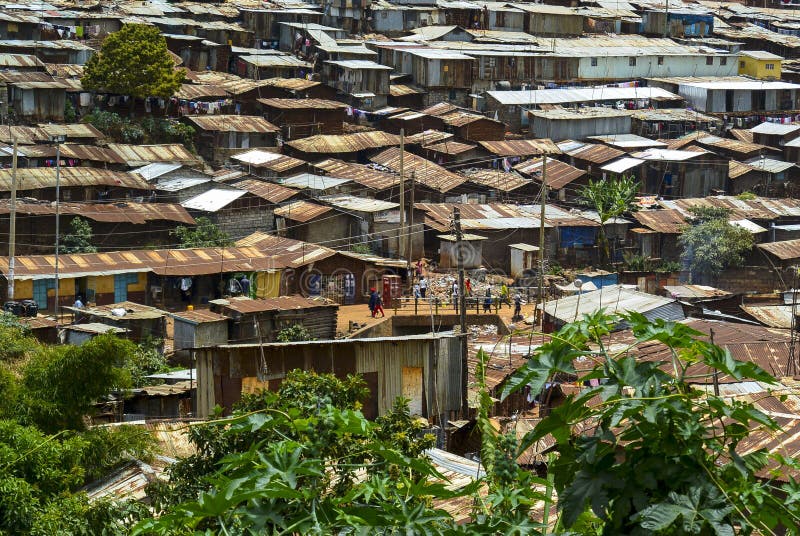 Kibera Slum in Nairobi, Kenya Stock Image - Image of neighborhood ...