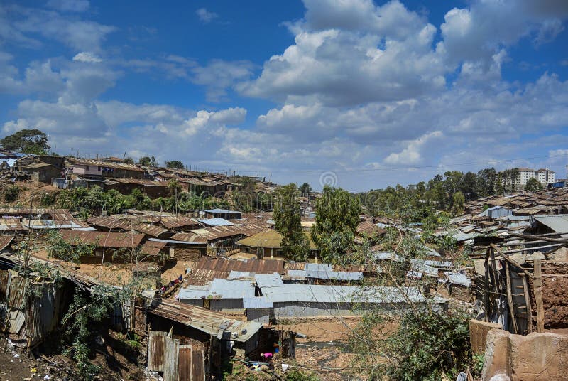 Kibera Slum in Nairobi, Kenya Stock Image - Image of neighborhood ...