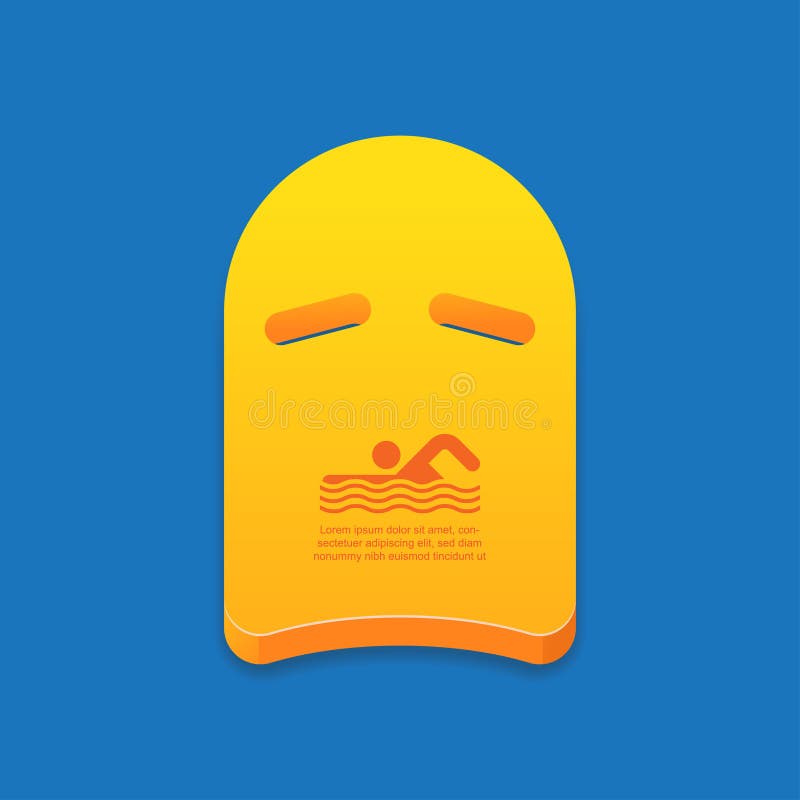 Kick board,floating board 库存例证. 插画 包括有 爱好健美者, 背包, 浮动 - 179855571