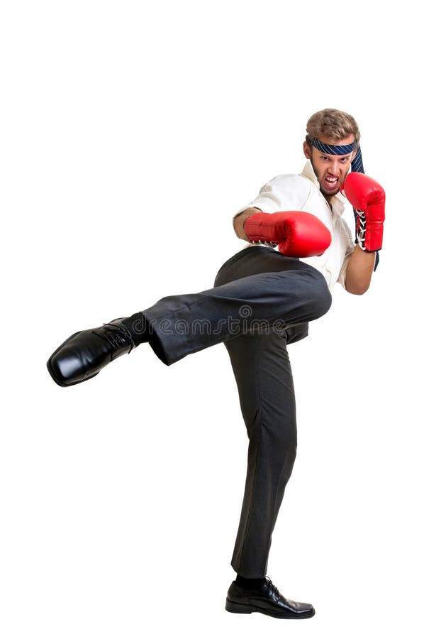 Kick Boxer stock image. Image of competition, executive - 29006607