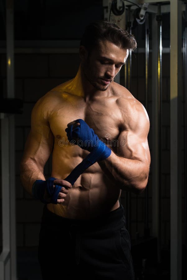 Kick Boxer Getting Ready stock image. Image of lifestyle - 37204705