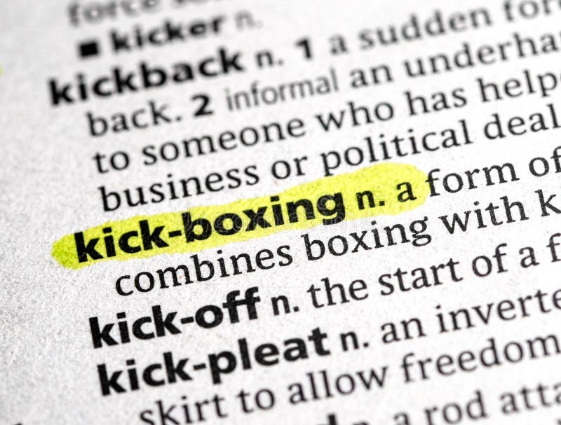 Kick boxing stock image. Image of words, punch, fighting - 284662439