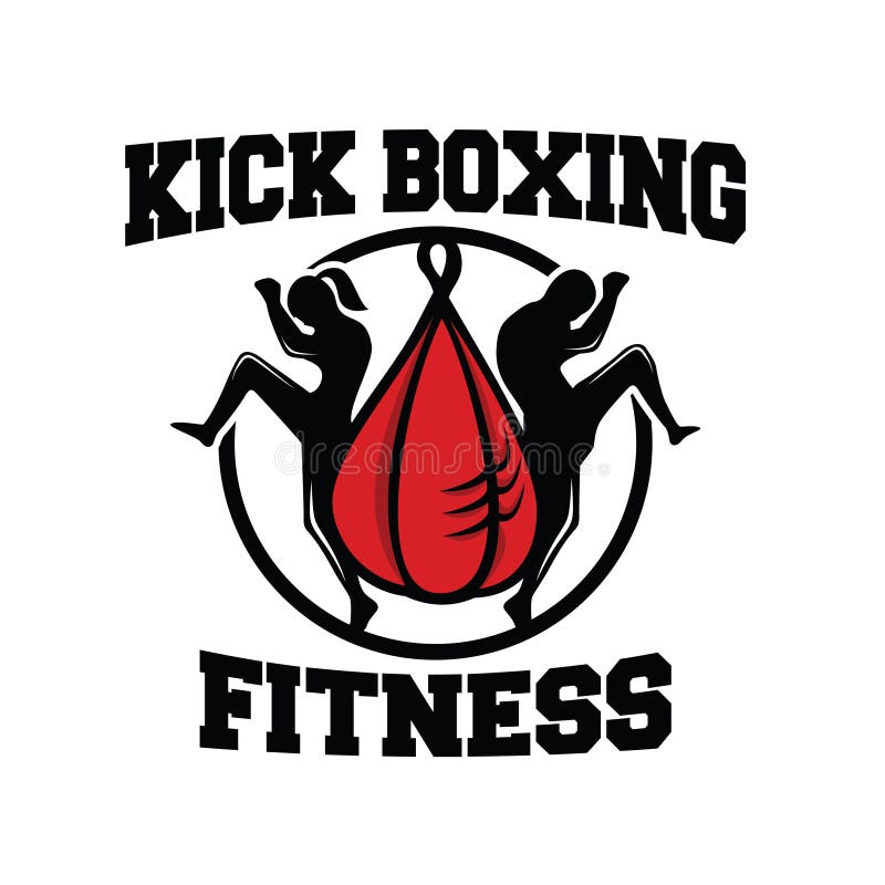 Kick Boxing and Martial Arts Logo Vector Stock Vector - Illustration of ...