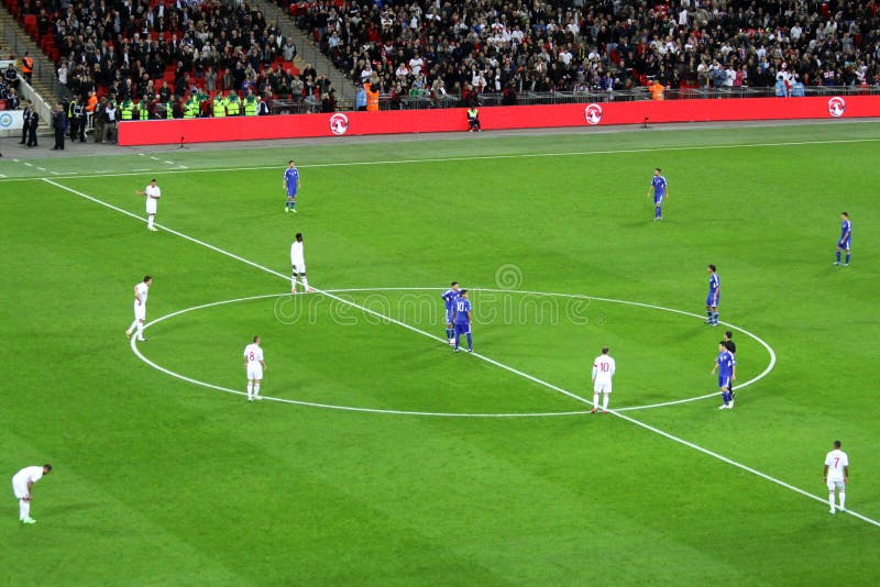 Kick Off England - San Marino Editorial Stock Photo - Image of arena ...