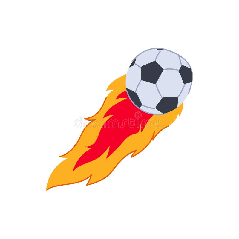 Strike Speed Soccer Ball Cartoon Vector Illustration Stock Illustration ... Strike Speed Soccer Ball Cartoon Vector Illustration Stock Illustration ...