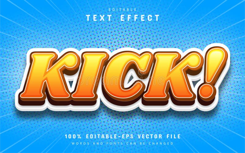 Kick Comic Sticker Stock Illustrations – 191 Kick Comic Sticker Stock ...