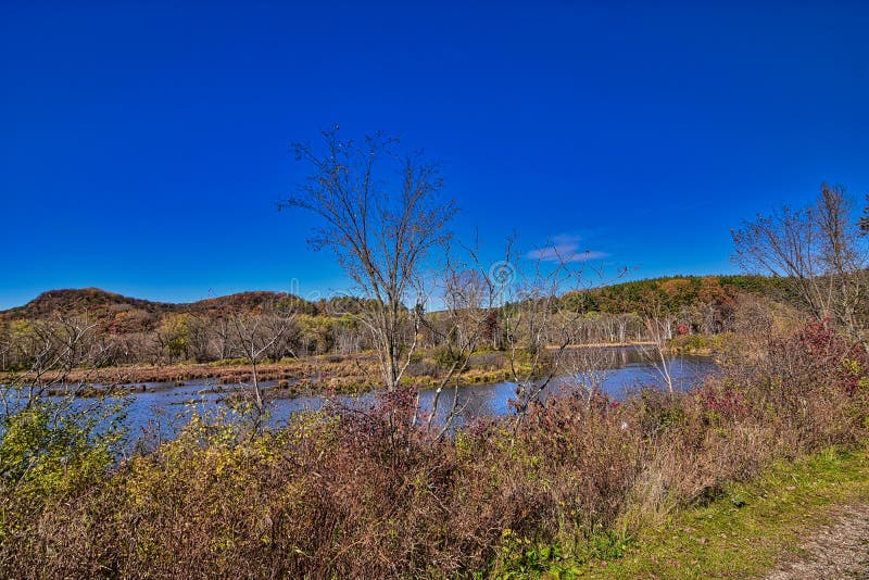 Kickapoo River Valley in the Kickapoo Valley Preserve Stock Image ...