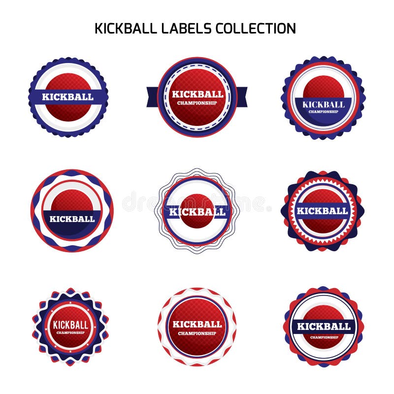 Kickball Badge Stock Illustrations – 16 Kickball Badge Stock ...