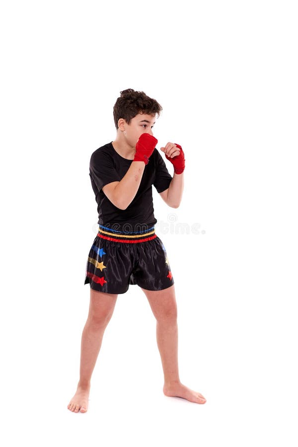 Young Teen Boy Kickboxer Stock Photos - Free & Royalty-Free Stock ...