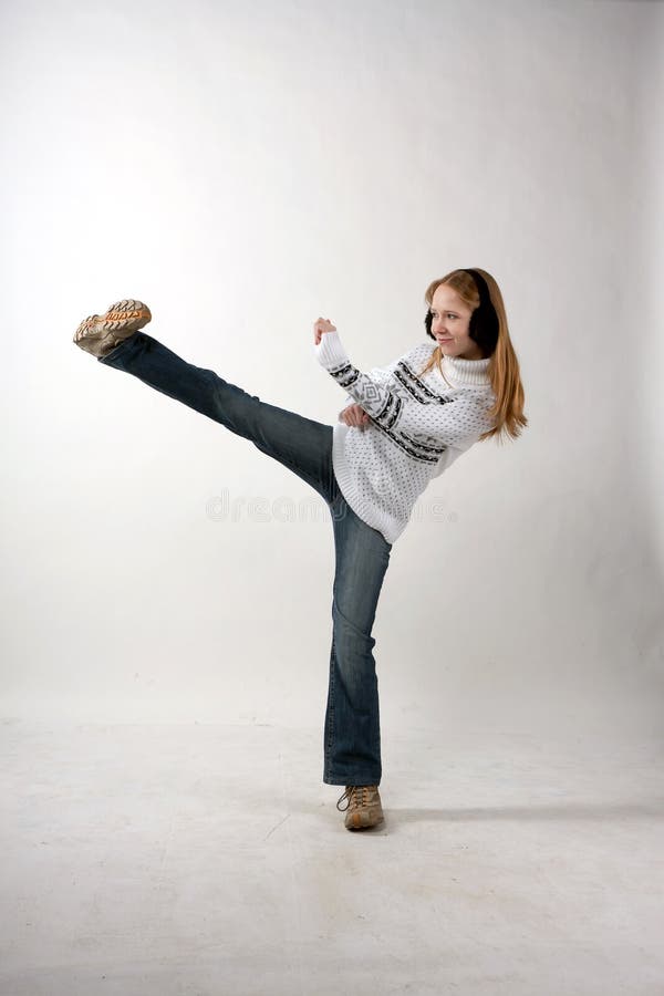 Kicking stock image. Image of person, clothing, human - 17987047