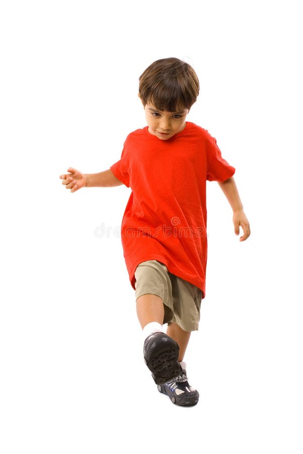 Kicking stock image. Image of cheerful, elementary, expression - 7365805