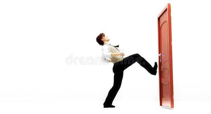 Kicking down door stock illustration. Illustration of security - 83658990 Kicking down door stock illustration. Illustration of security - 83658990