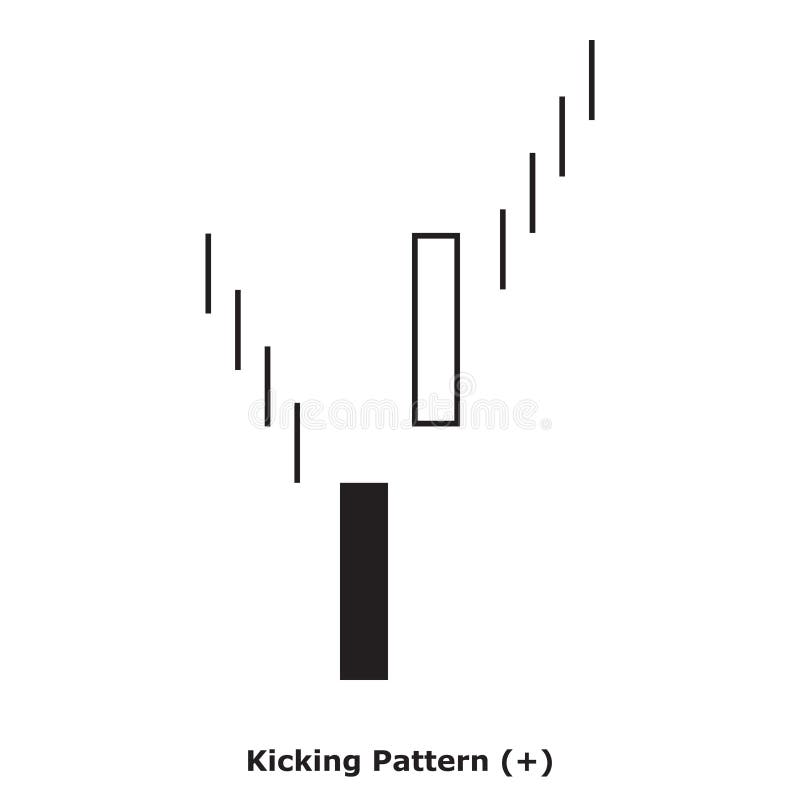 Kicking Pattern (+) White & Black - Square Stock Vector - Illustration ...