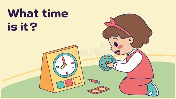 Kid Answering Time Question, Classroom Learn, Clock Education, Question ...