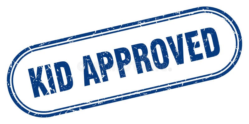 Kid Approved Vector Stamp Stock Illustrations – 226 Kid Approved Vector ...