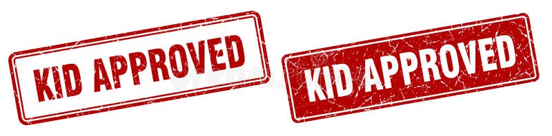 Kid Approved Vector Stamp Stock Illustrations – 213 Kid Approved Vector ...