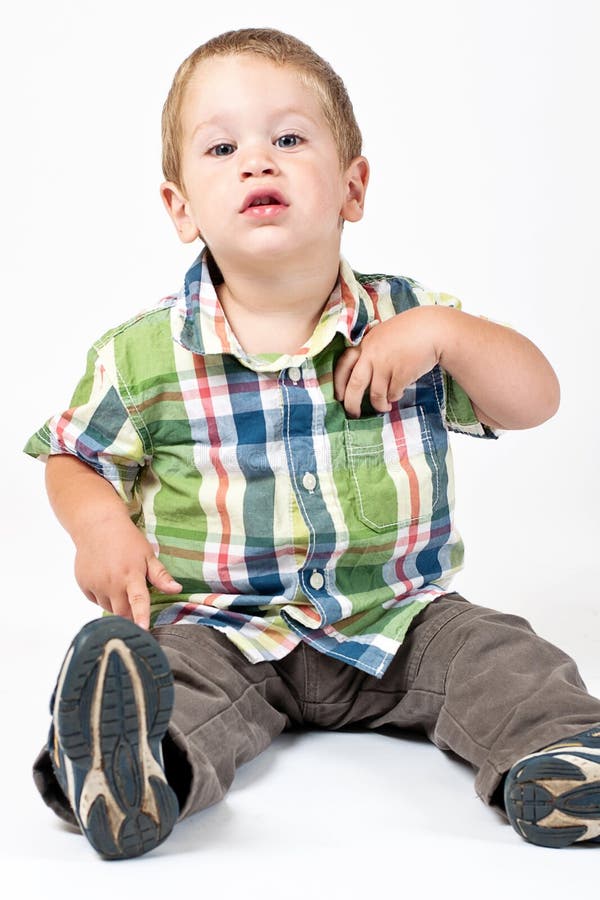 Kid with attitude stock photo. Image of child, blond - 16892902