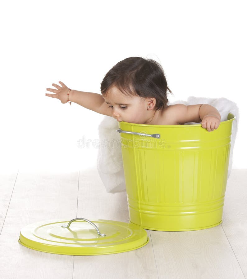 Kid bin stock image. Image of childhood, little, adorable - 28739985
