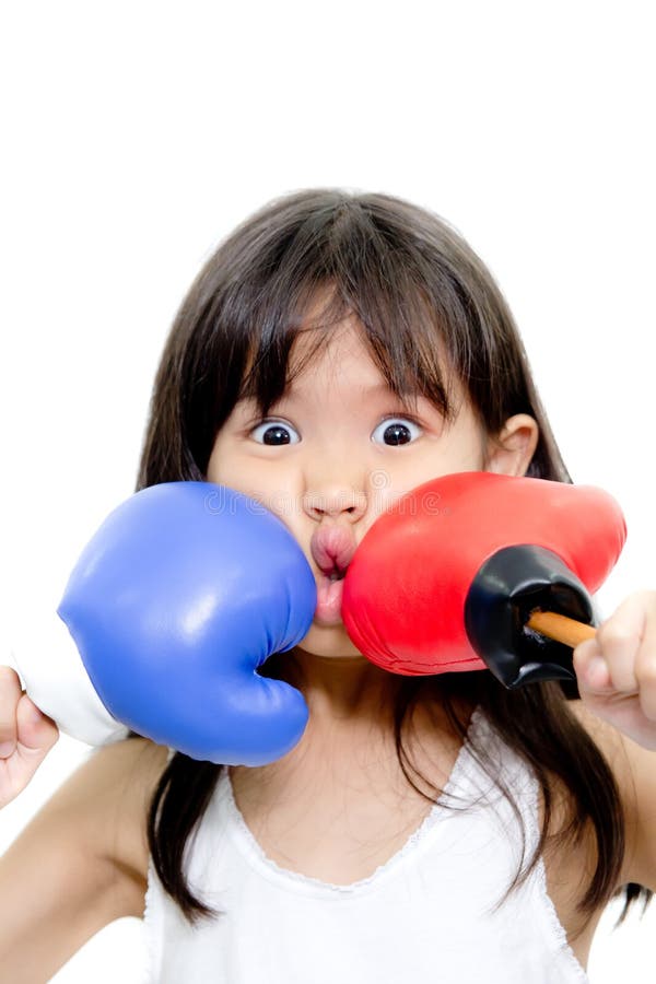 Kid boxing stock image. Image of child, face, physical - 32027849